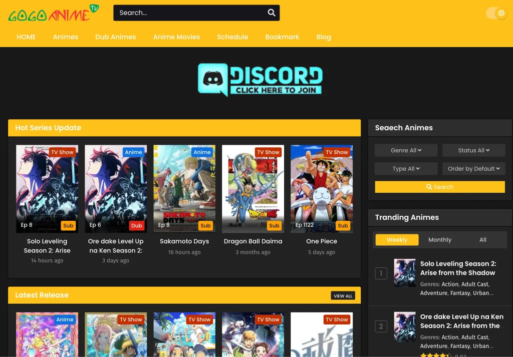 GoGoAnime : La nouvelle adresse en Juin 2026 - WebTV-Tools